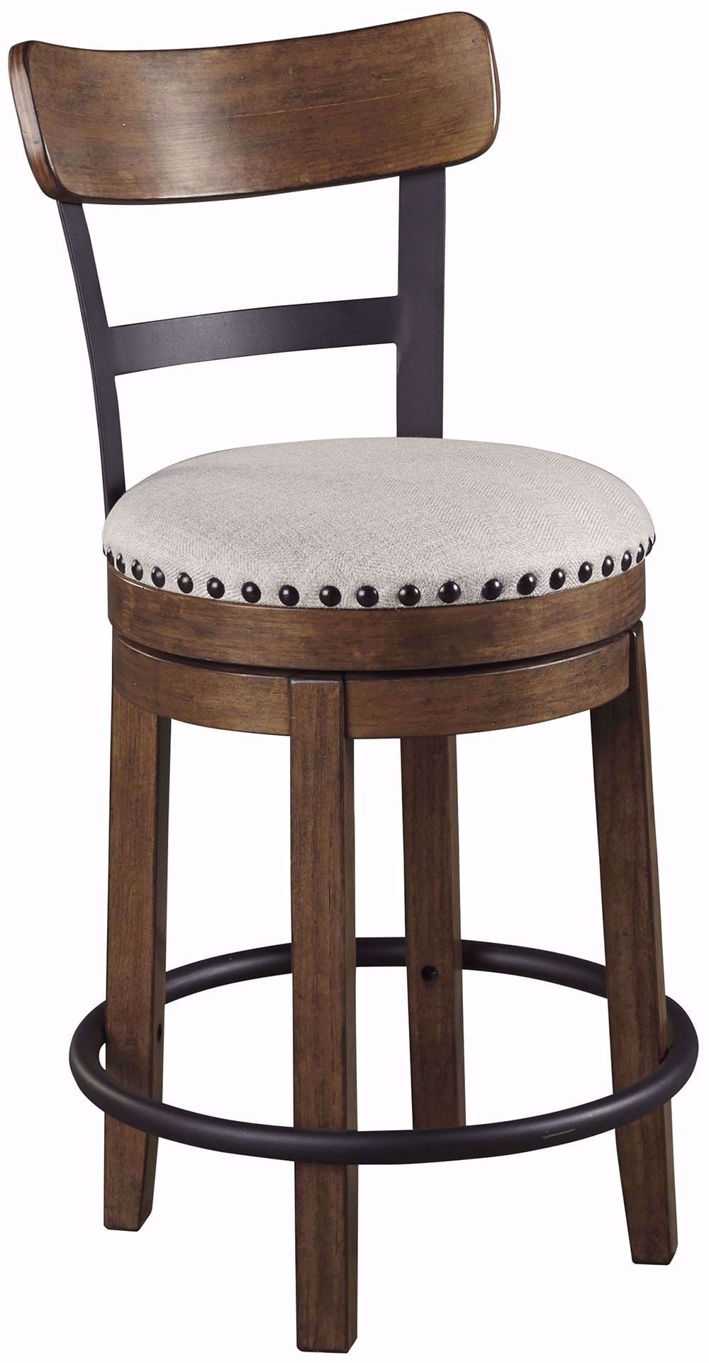 Valebeck Swivel Counter Stool | Unclaimed Freight Furniture