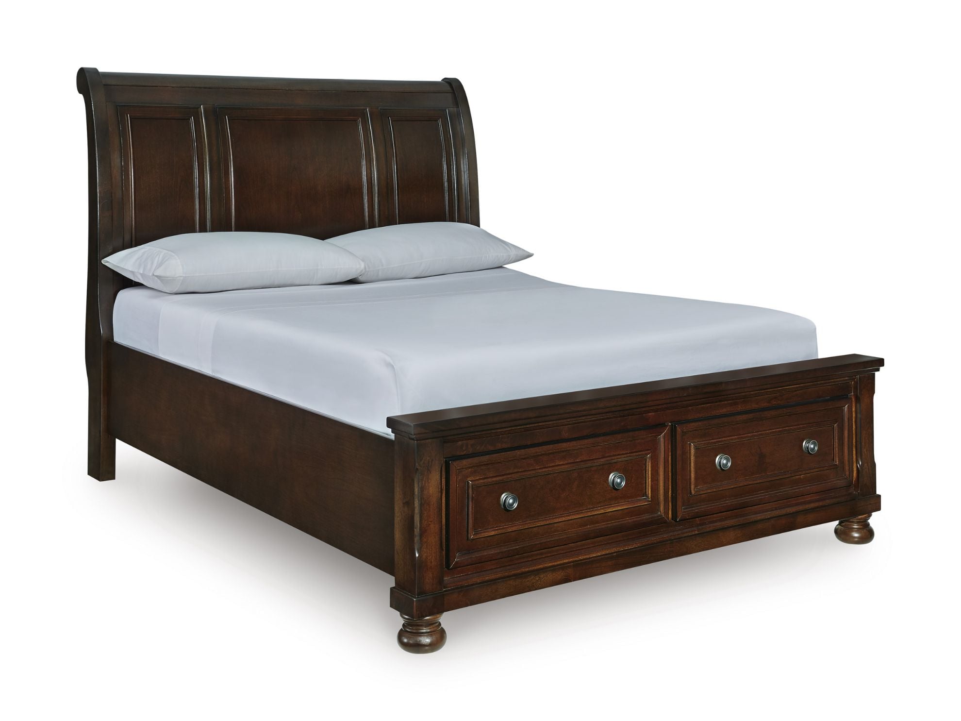 Porter Queen Sleigh Storage Bed | Unclaimed Freight Furniture